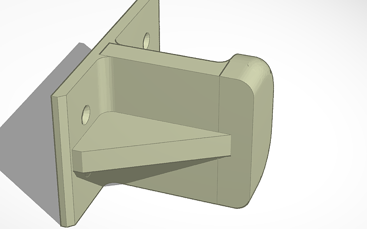 3D design Ski rack - Tinkercad