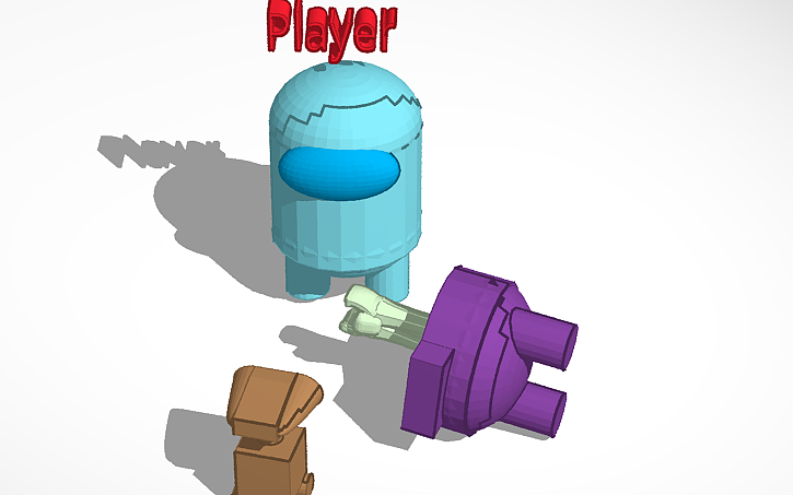 3D design Among Us 2 | Tinkercad