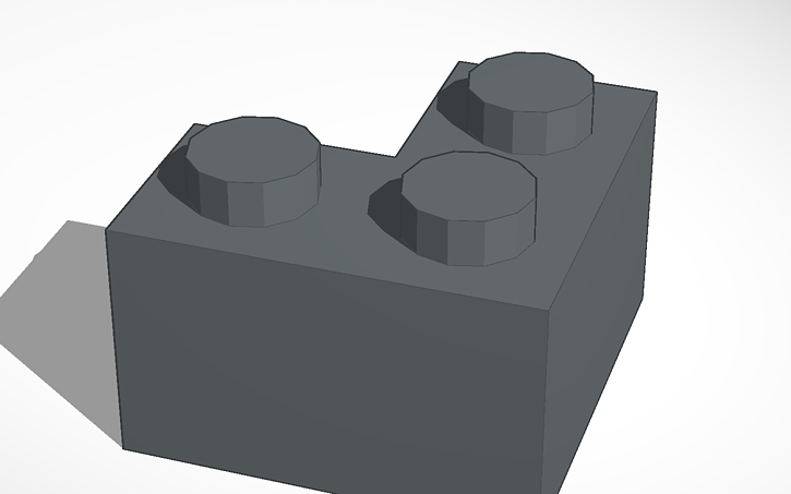 3D design Lego Edge Piece | Tinkercad