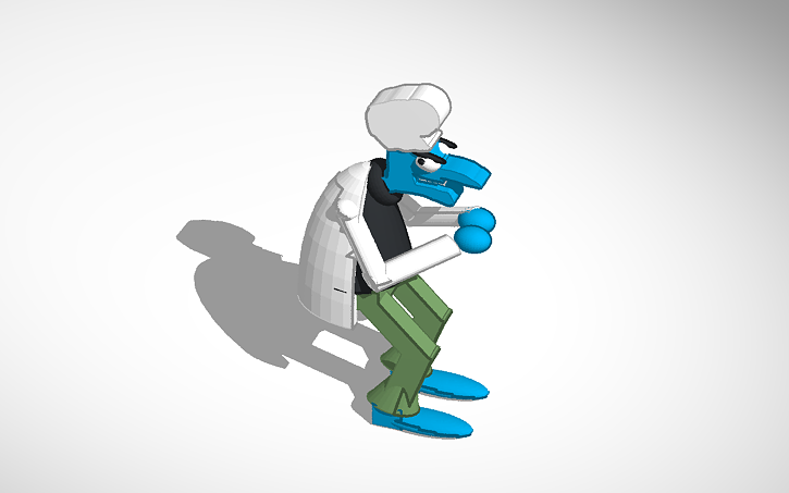 3D design Doofen Smurf - Tinkercad