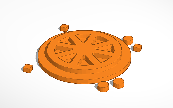 3D design ROTA board game | Tinkercad