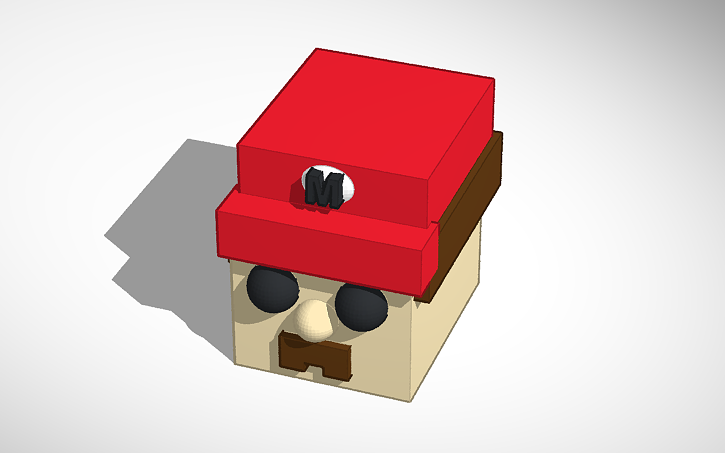 3d Design Mario Tinkercad