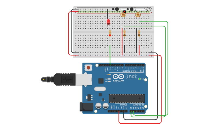 Circuit Design Exercise 4 Simple Motion Detector Tinkercad