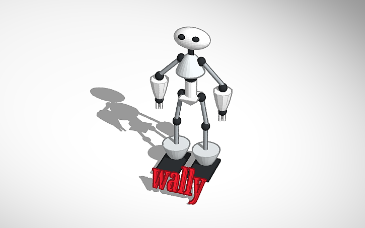 3D design el robot wally - Tinkercad