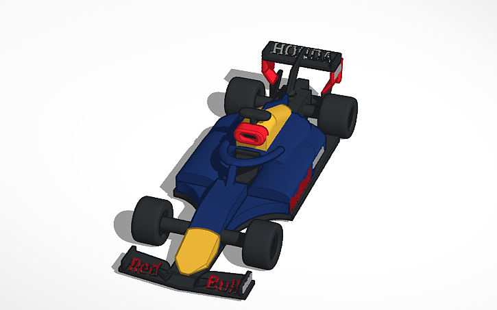 3D design Formula 1 - Tinkercad