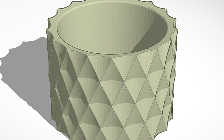 3D design vaso - Tinkercad