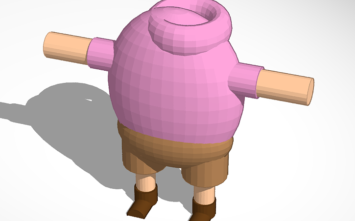 3D design The Golden Boy - Tinkercad