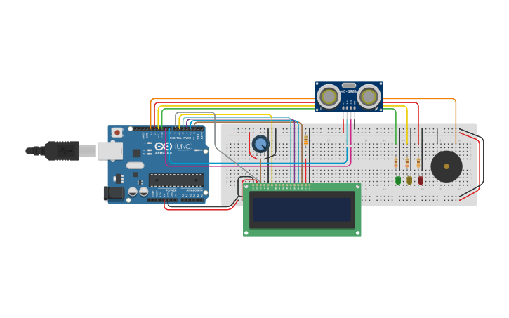 Circuit design RidhoSensor Proximity DENGAN INDIKATOR LCD, LED DAN ...
