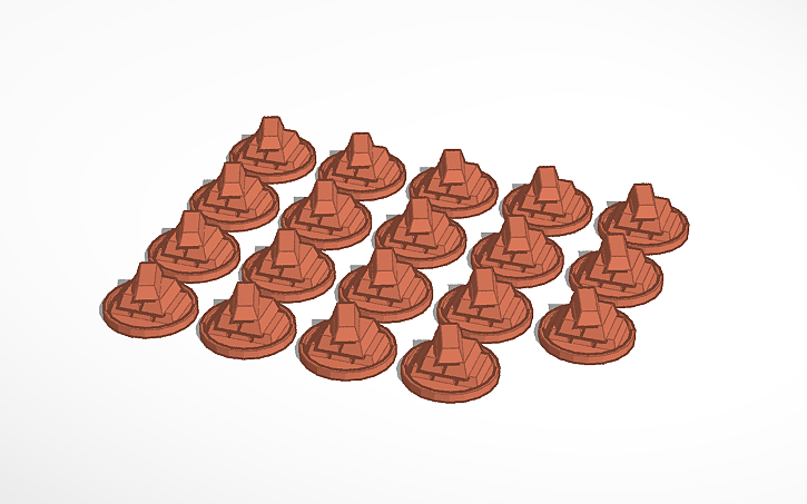 3D design Catan Resource Card Tokens - Ore | Tinkercad