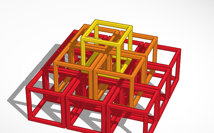 3D design cube pyramid | Tinkercad