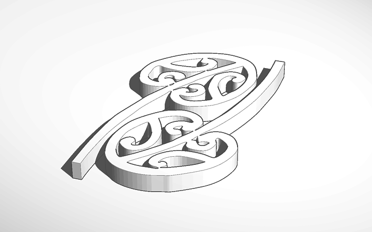 3D design Mangopare (Hammerhead shark) - Tinkercad