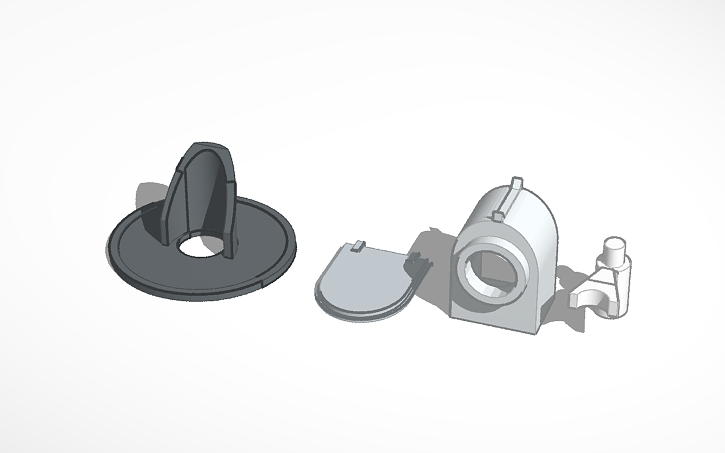 3D design HO Scale Signal Targets - Tinkercad