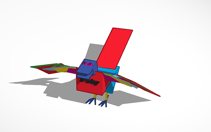3D design Poly the bird | Tinkercad