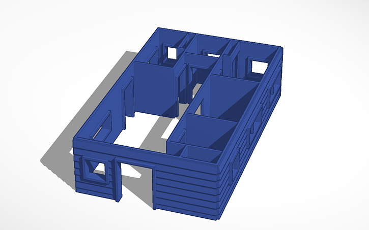 3D design TRAP HOUSE - Tinkercad