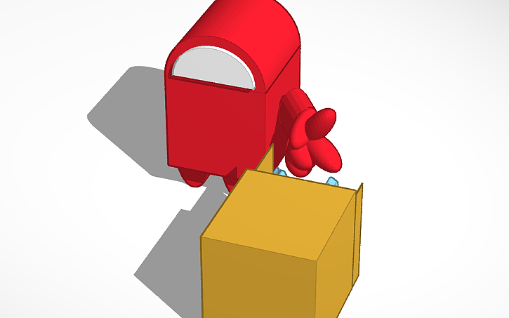 3D design among us crewmate task | Tinkercad