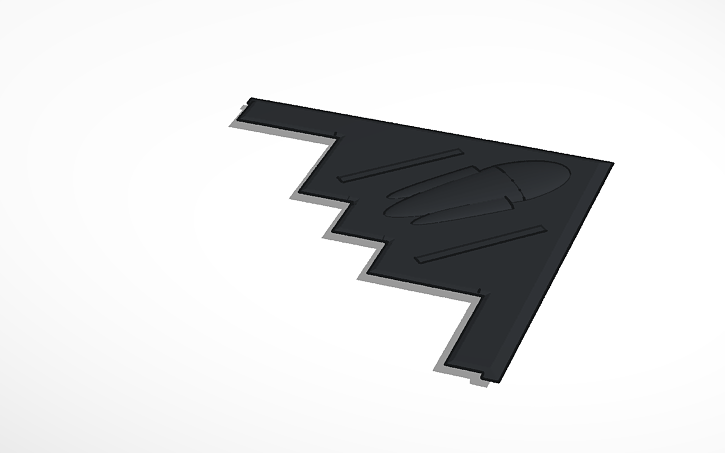 3D design B2 Bomber - Tinkercad