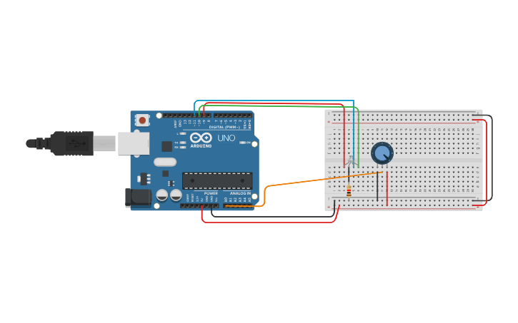 Circuit design Assignment 6 Level 2 - Tinkercad