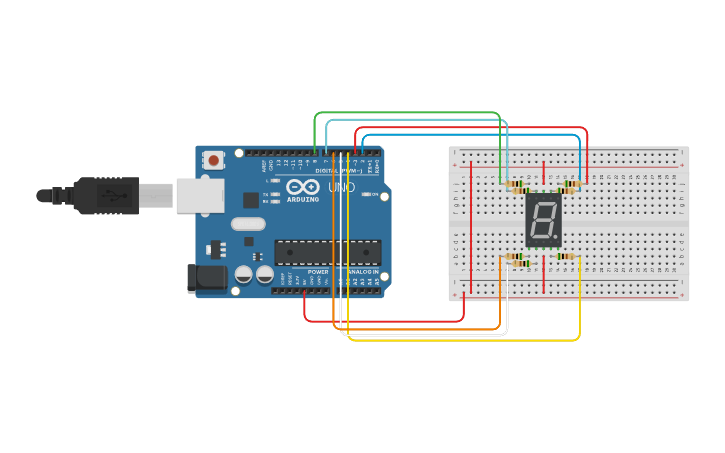 Circuit design 4C_P1_Ejercicio1 Display de 8 segmentos_FALC_TI01SM-23 ...