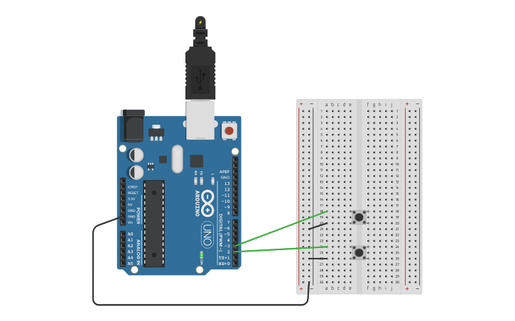 Circuit Design Counting To 10 Arduino Library Tinkercad