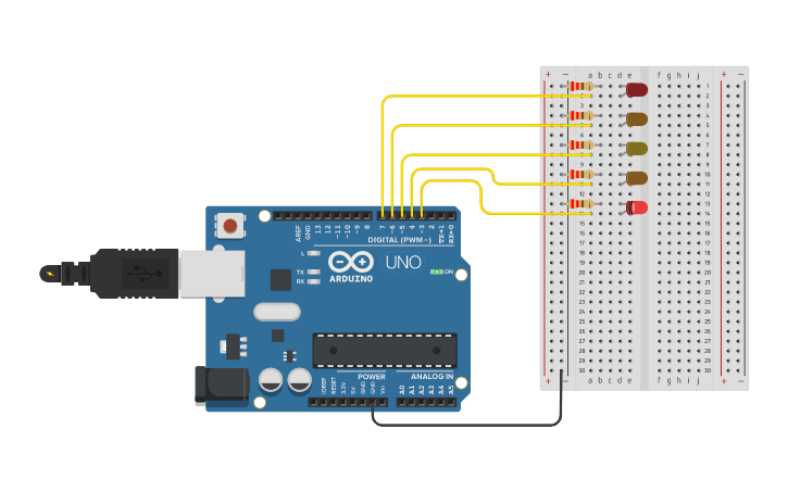 Circuit Design Led Tinkercad