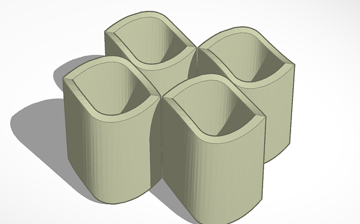 3d Design Sugihara Circle Square Illusion Tinkercad