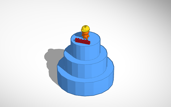 3d Design 3 Layer Cake Tinkercad