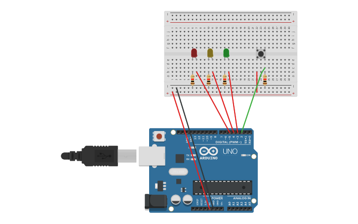 Circuit design Ryan Familia - Spaceship Interface - Tinkercad