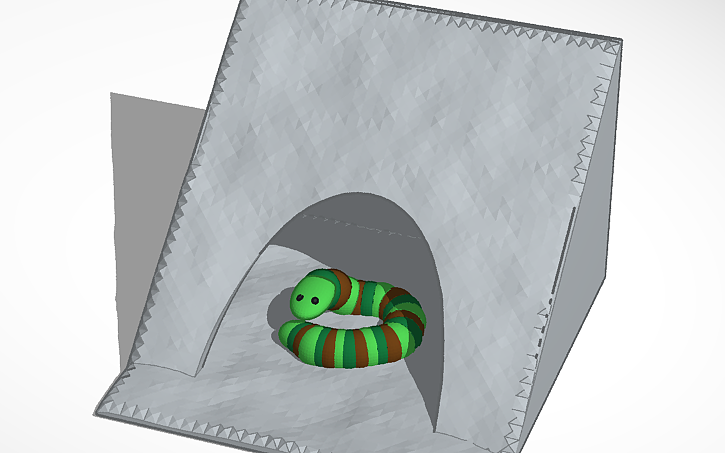 3D design Snake - Tinkercad