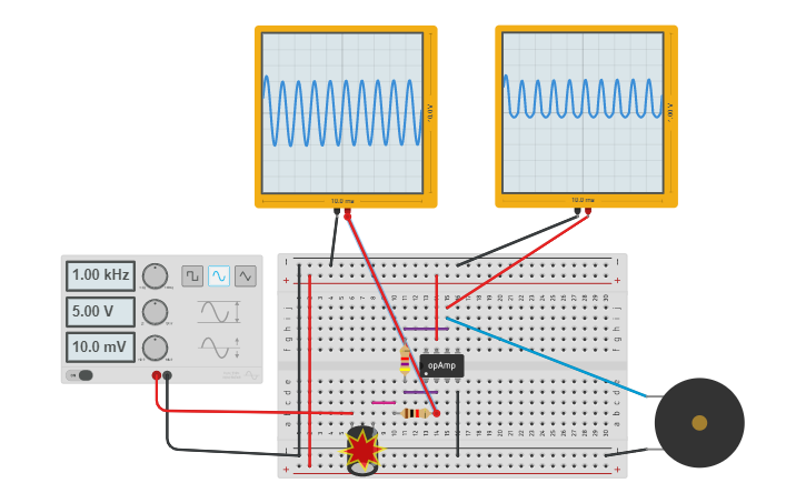 Circuit design speaker circuit | Tinkercad