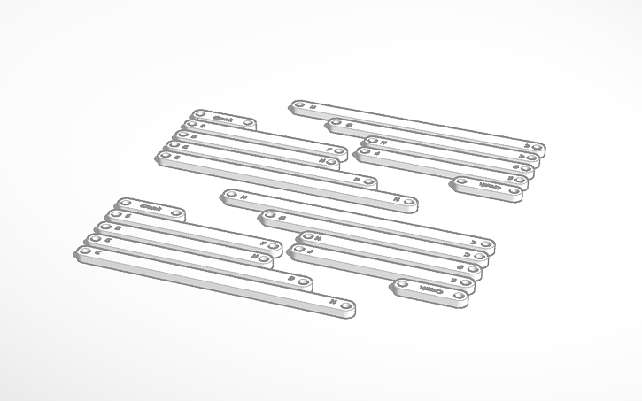 3D design Jansen Leg Armatures | Tinkercad