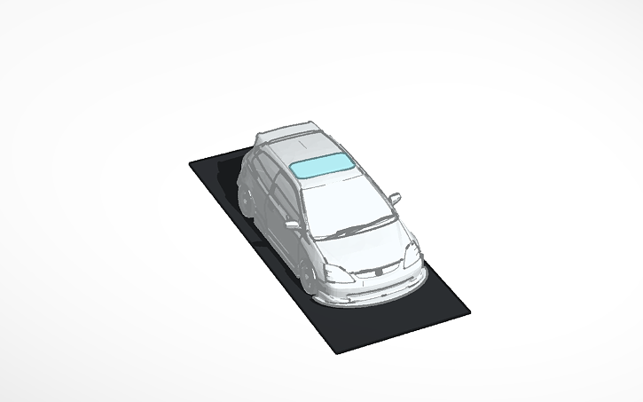 3D design Honda Civic EP3 Tuner - Tinkercad