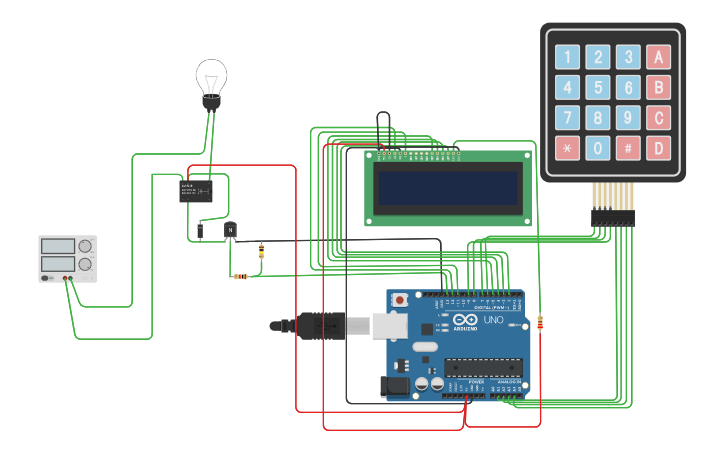 Circuit design Пароль: 1234 | Tinkercad