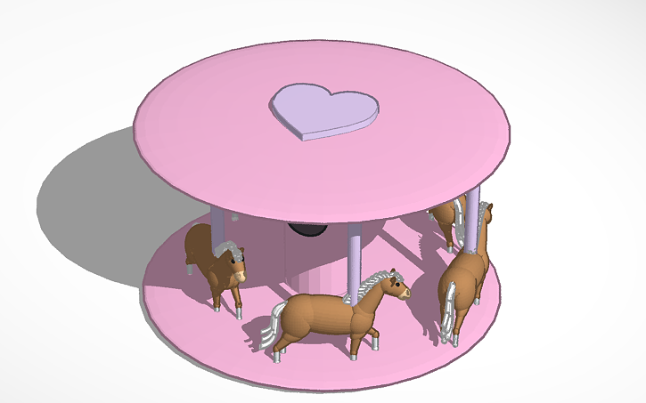3D design Merry go Round - Tinkercad