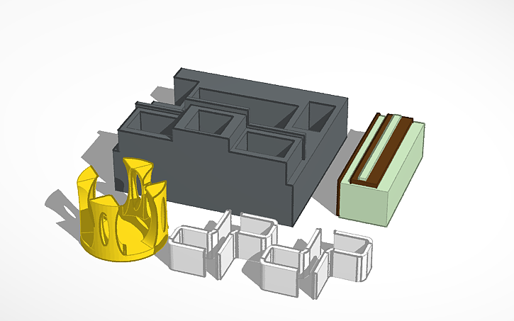 3d Design 3d Printable Living Room Objects Tinkercad