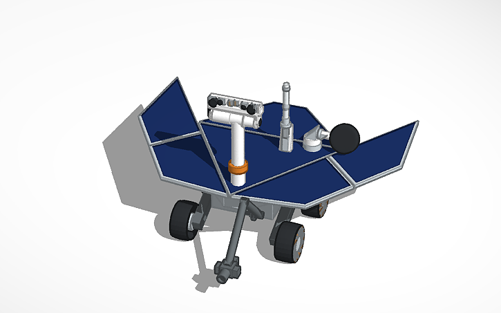 3D design opportunity rover - Tinkercad