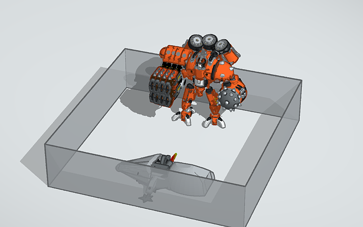 3D design Battle Bots - Tinkercad