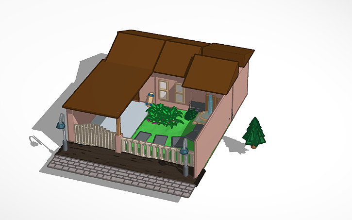 3D design house design - Tinkercad