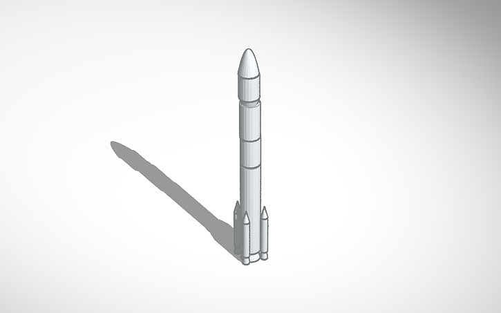 3D design GSLV MK II | Tinkercad