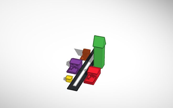 3D design Mini Street - Tinkercad