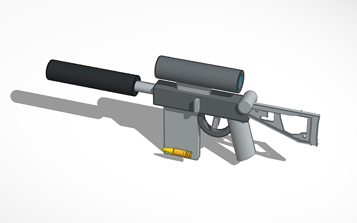 3D design the new spec-ops assault rifle - Tinkercad