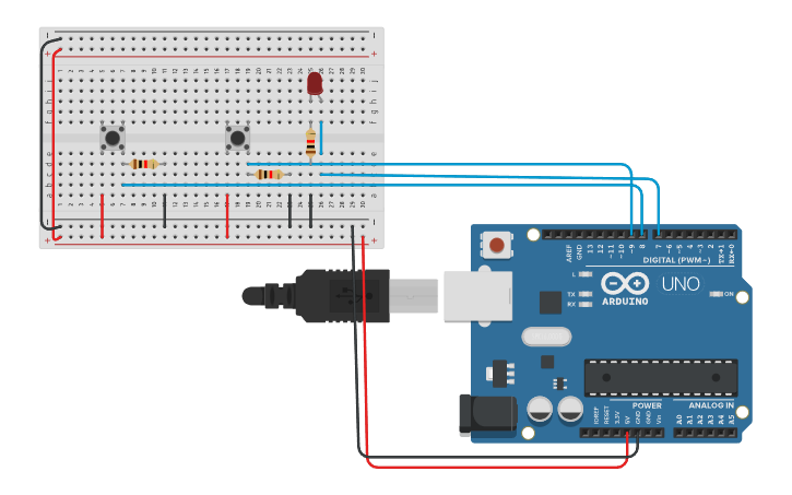 Circuit design assignment 1 - Tinkercad