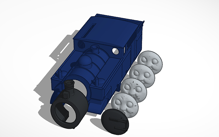 3D design RWS Plarail/Trackmaster Thomas (E2) | Tinkercad
