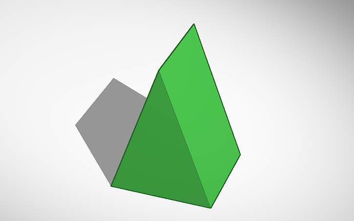 3D design Wedge 3cm 40deg - Tinkercad