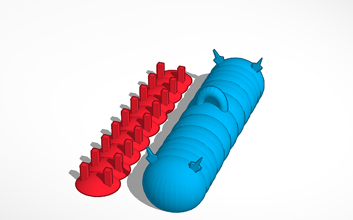 3D design Caterpillar - Tinkercad