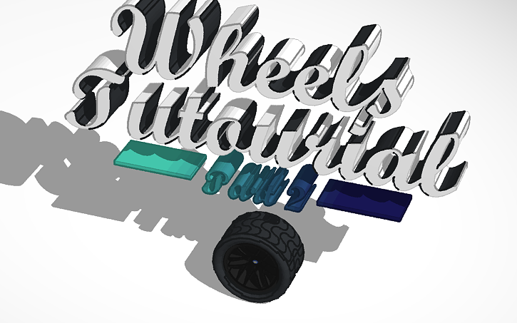 3d Design Wheels Tutorial Part 2 Tinkercad