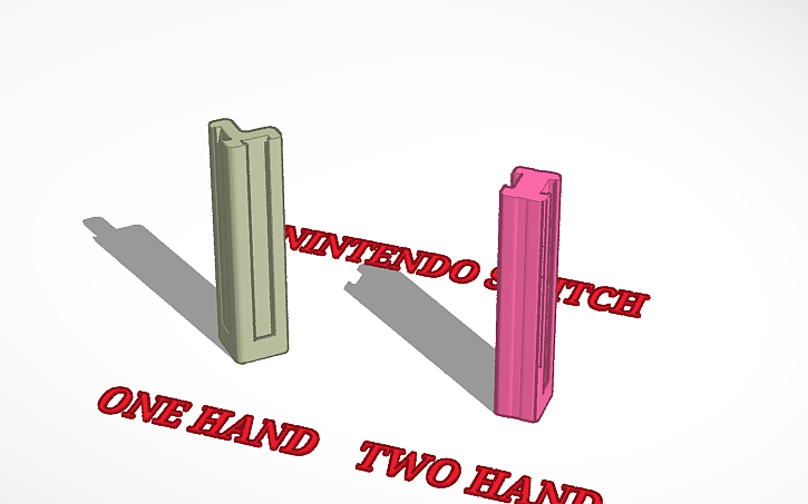 3D design Nintendo switch joycon controller - Tinkercad