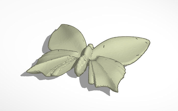 3D design Butterfly - Tinkercad