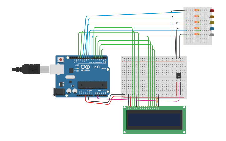 Circuit design Parcial 1 Parte 2 | Tinkercad