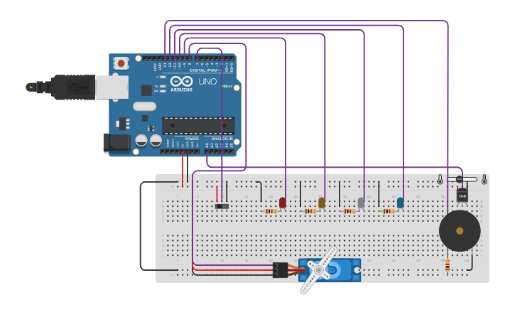Circuit design final project | Tinkercad