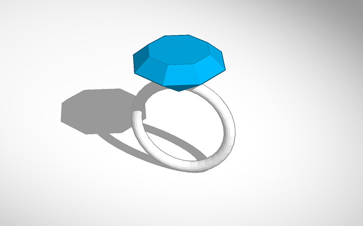 3D design ooh diamond | Tinkercad